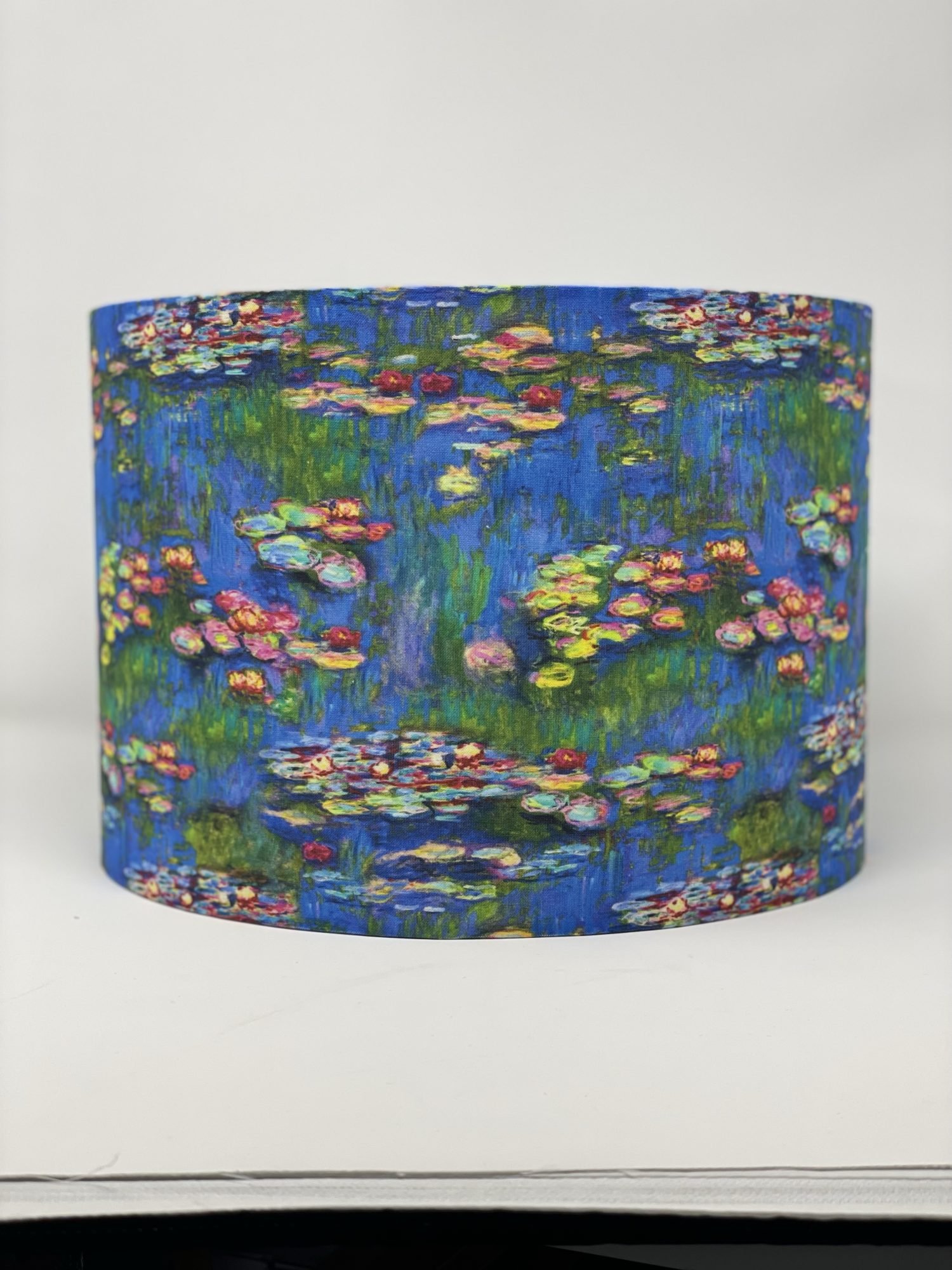 Claude Monet design handmade lampshade Waterlillies - Fait Par Moi