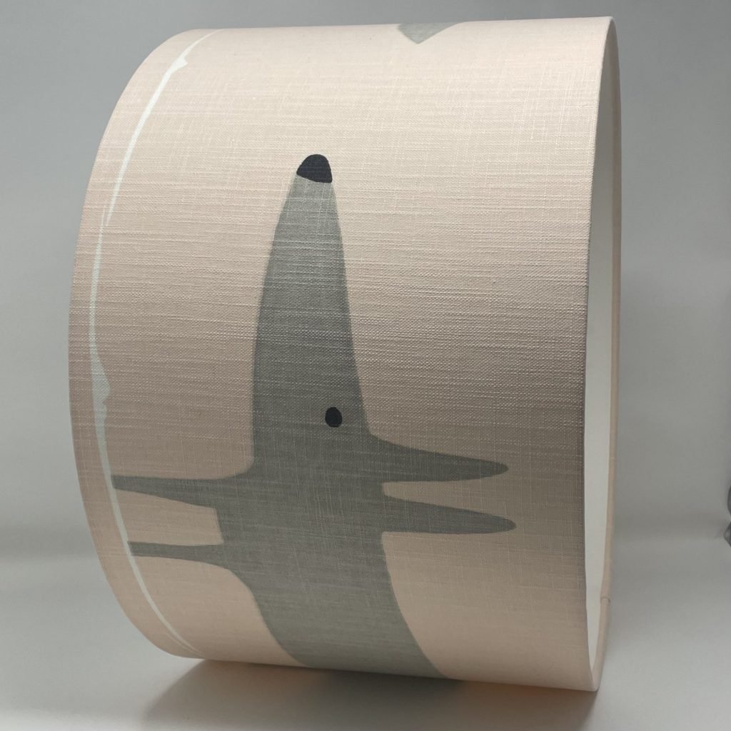 Scion Mr Fox drum lampshade in Blush - Fait Par Moi